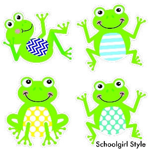 Frog Cut Outs | Frogs | Schoolgirl Style