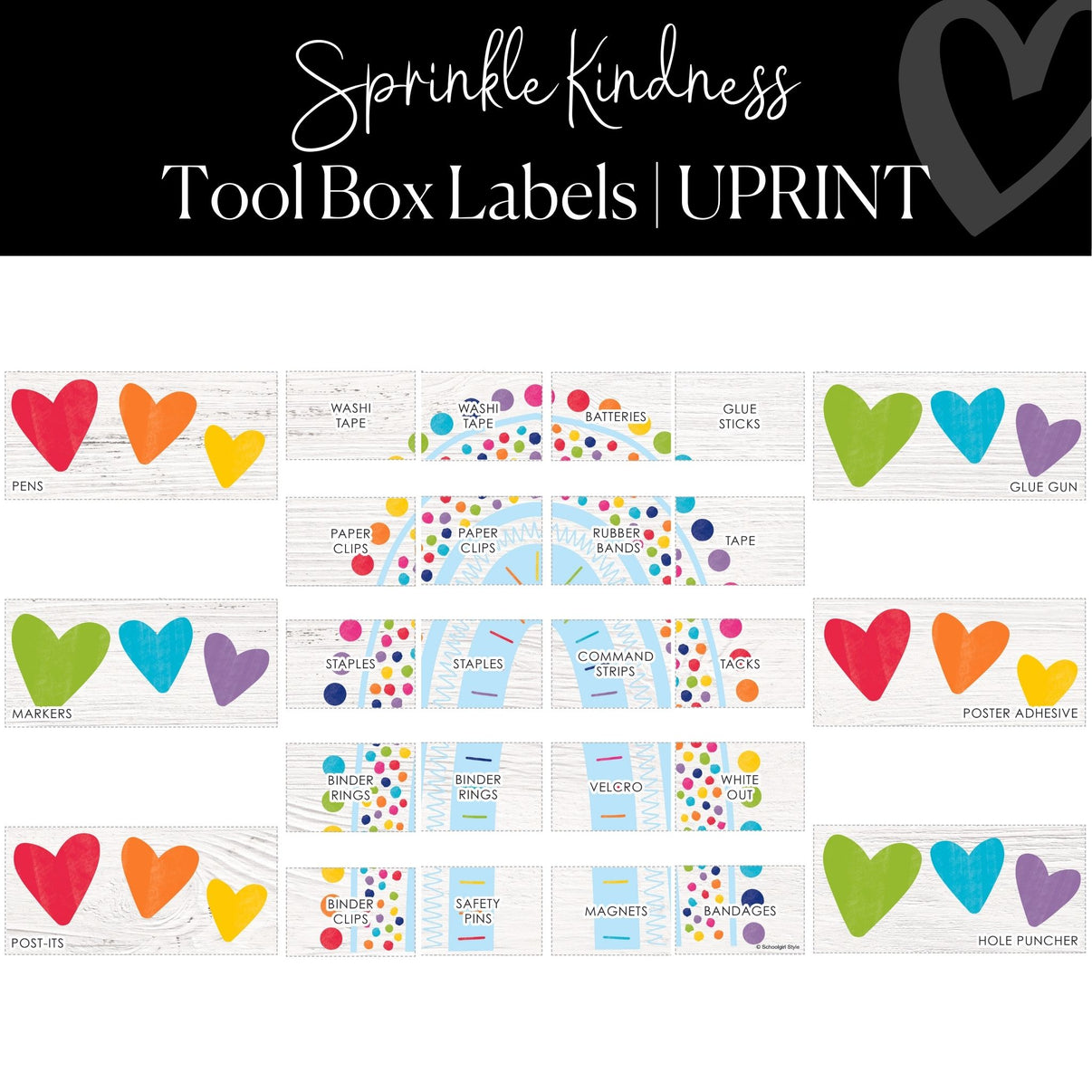 Sprinkle Kindness | Full Printable Classroom Decor Bundle – Schoolgirl ...