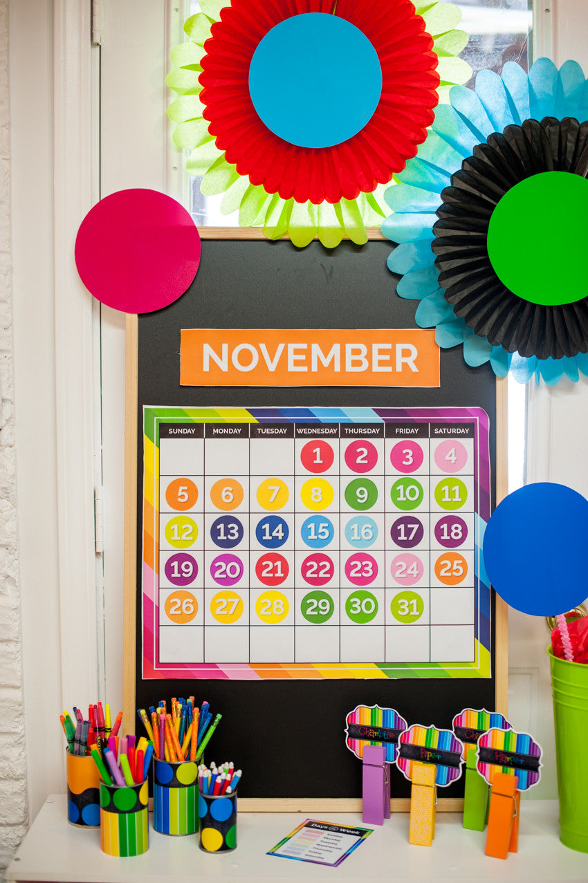 Calendar Set | Happy Rainbow | Schoolgirl Style