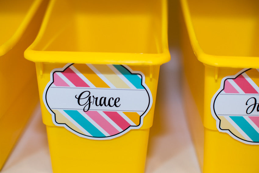 "Hello, Sunshine" Coral Full UPRINT Bundle | Printable Classroom Decor ...