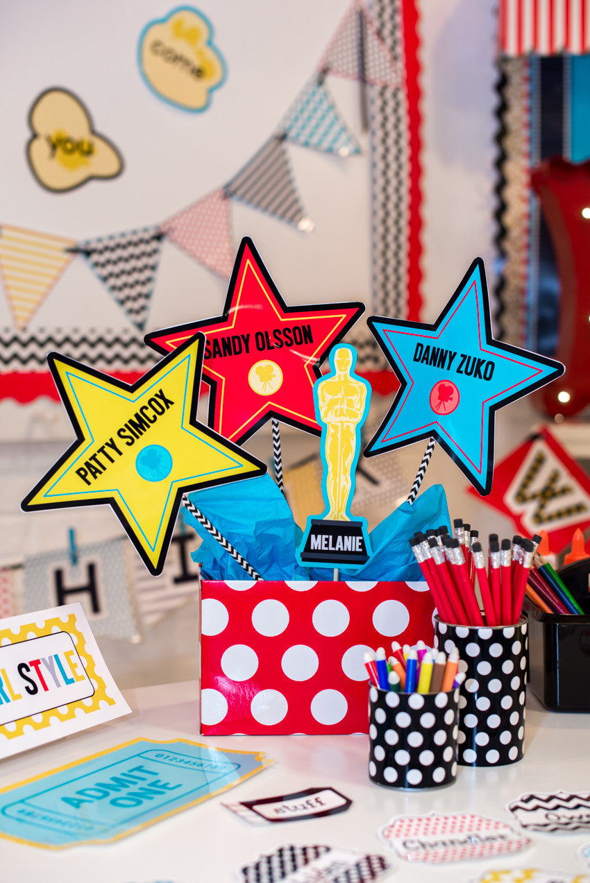 "Hooray for Hollywood" Full UPRINT Bundle | Printable Classroom Decor ...