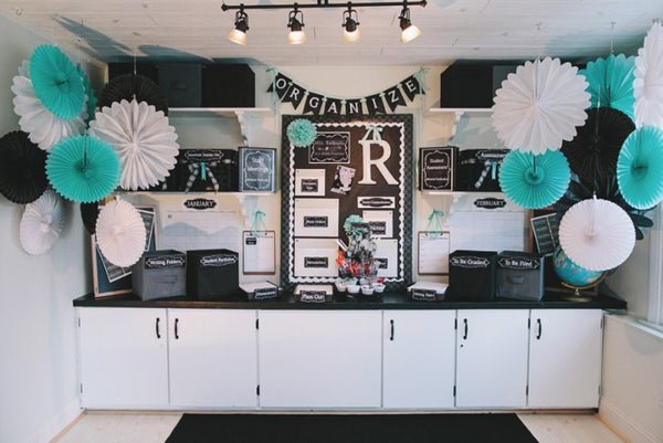 Organization In Style Black | Full Printable Classroom Decor Bundle ...