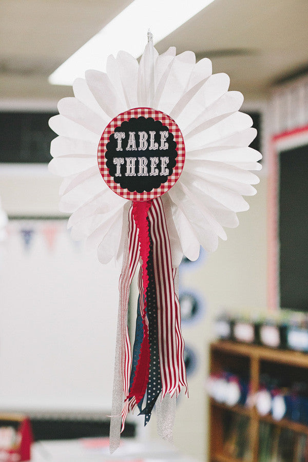 Table/Center Signs | County Fair | Schoolgirl Style