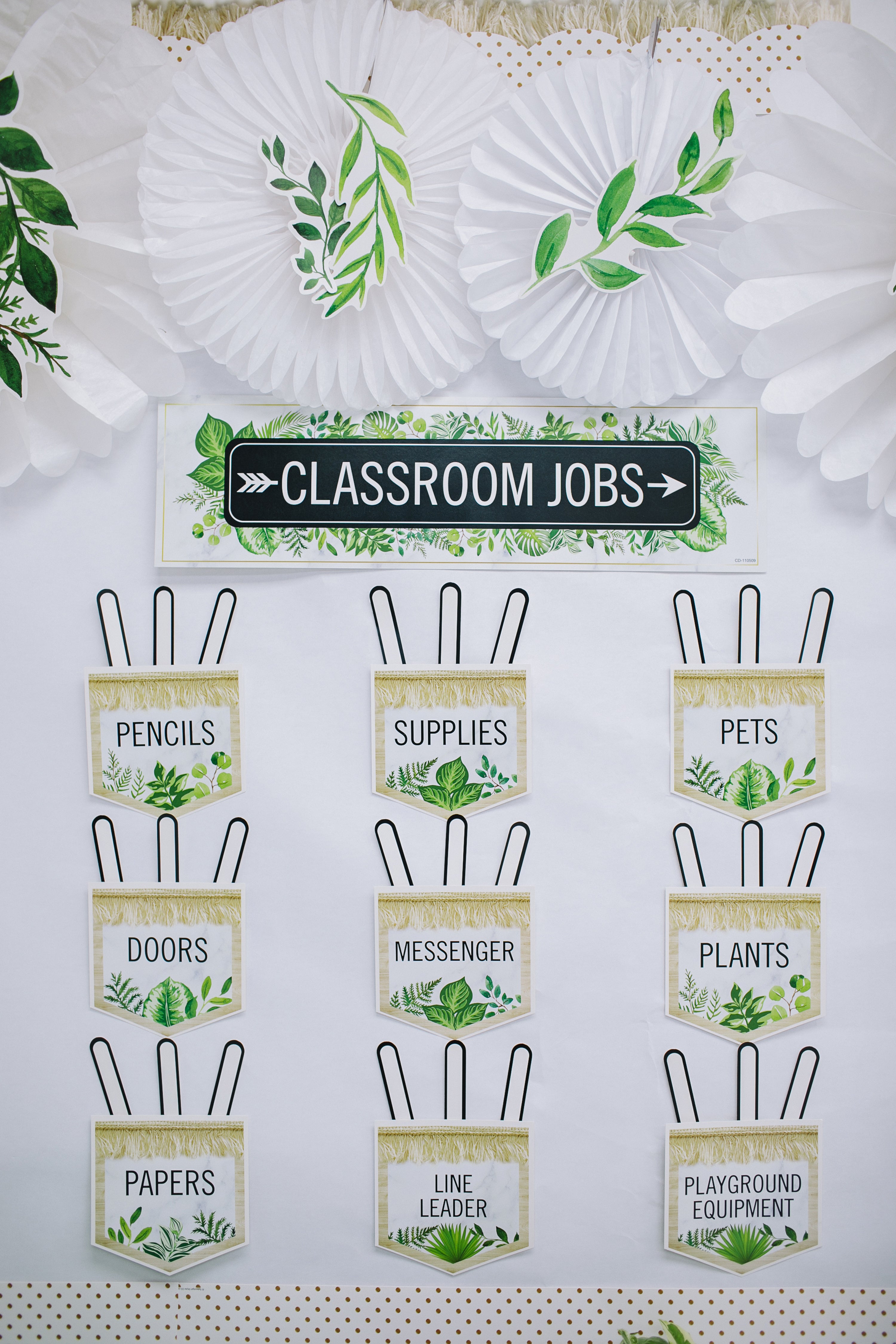 Boho Classroom Jobs Bulletin Board Set | Simply Boho – Schoolgirl Style