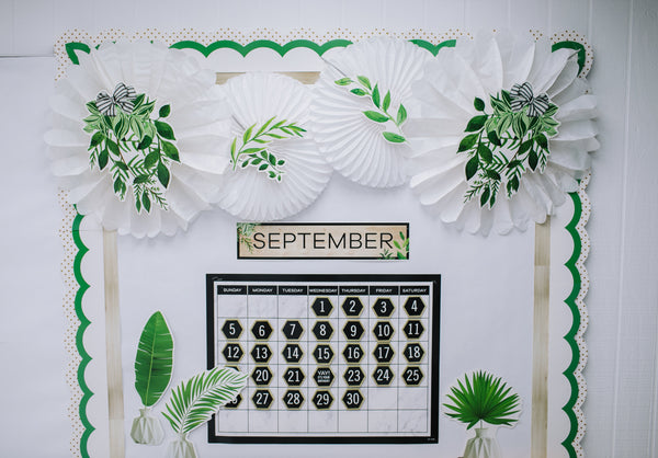 Calendar Bulletin Board Set|Schoolgirl Style