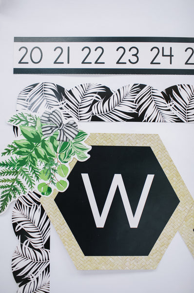 Hexagonal Welcome | Classroom Bulletin Board Set | Simply Boho | Schoo ...
