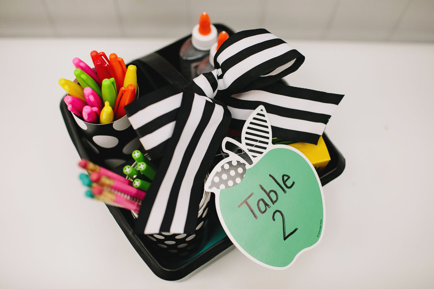 "Black, White & Stylish Brights" | Printable Classroom Decor Bundle ...