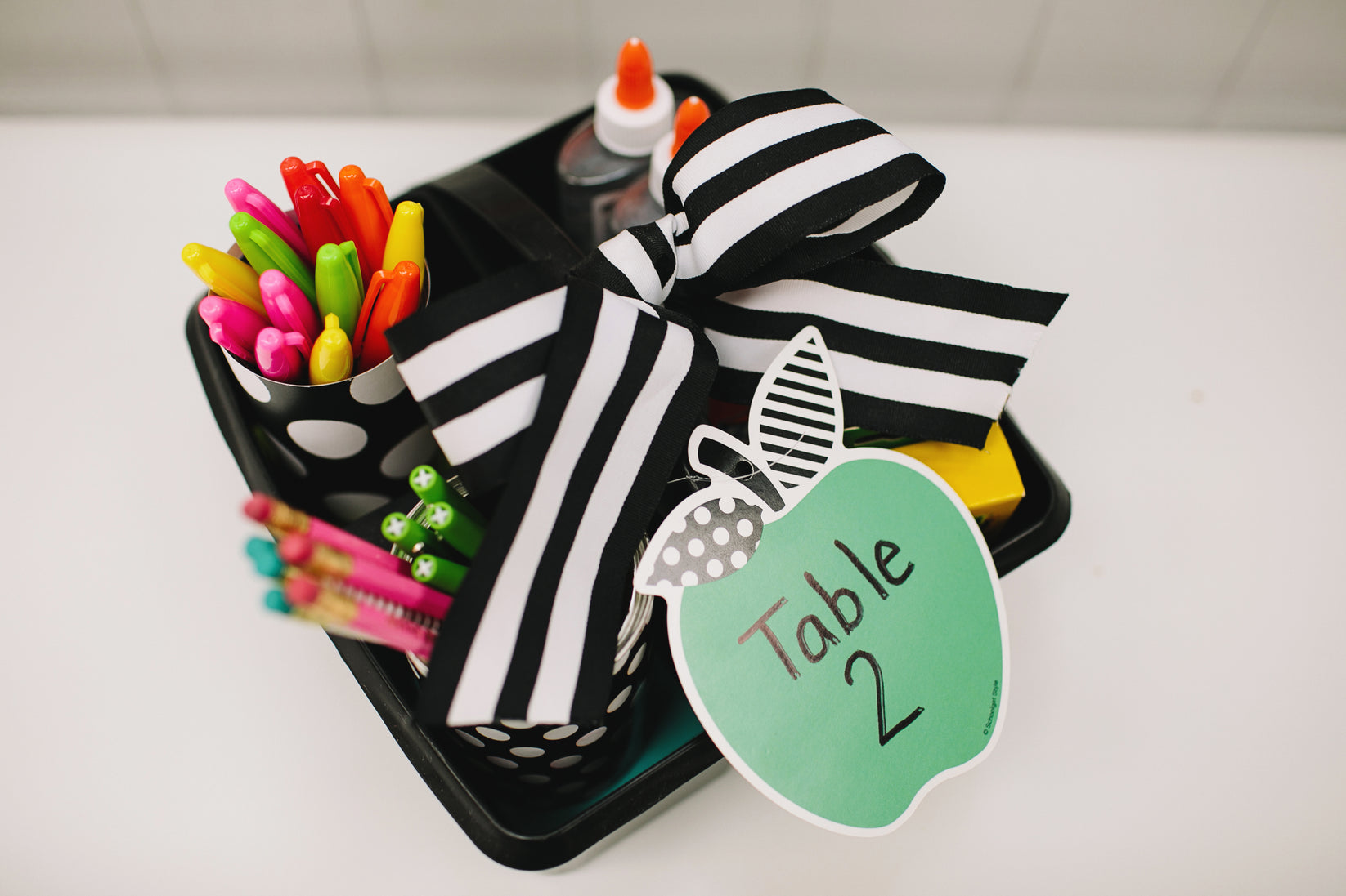 "Black, White & Stylish Brights" | Printable Classroom Decor Bundle ...