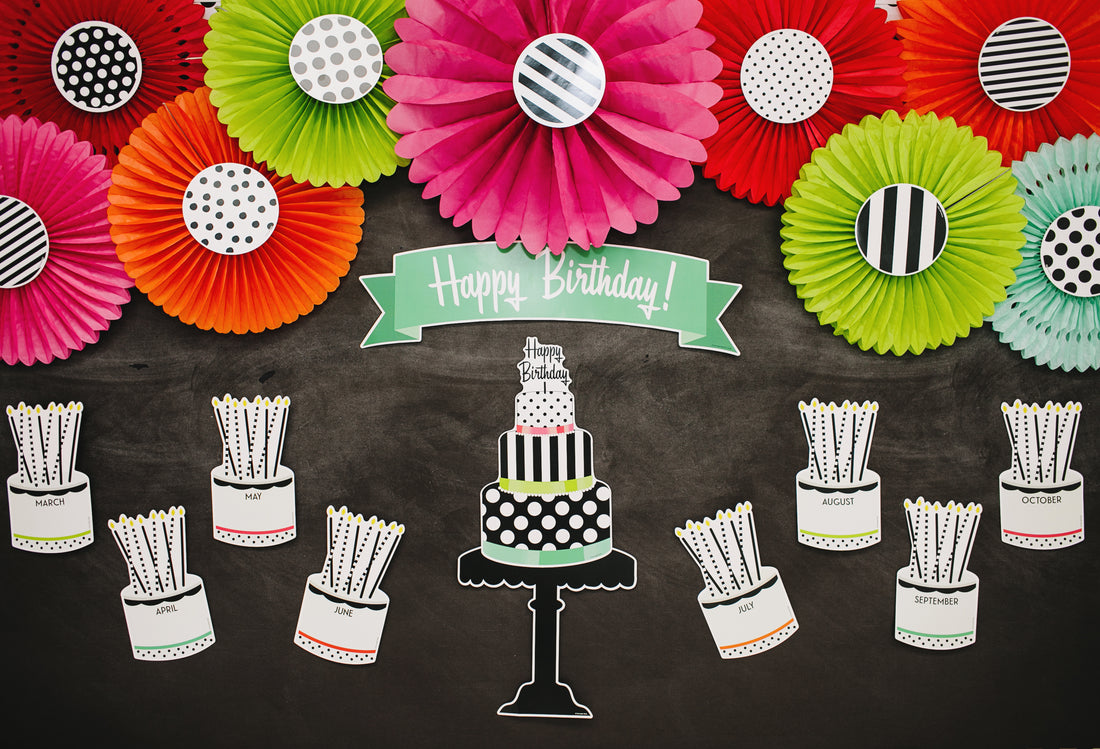 "Black, White & Stylish Brights" | Printable Classroom Decor Bundle ...