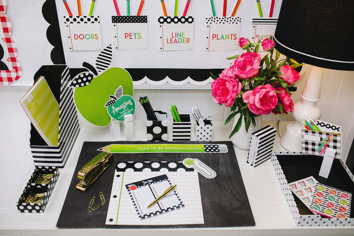 "Black, White & Stylish Brights" | Printable Classroom Decor Bundle ...