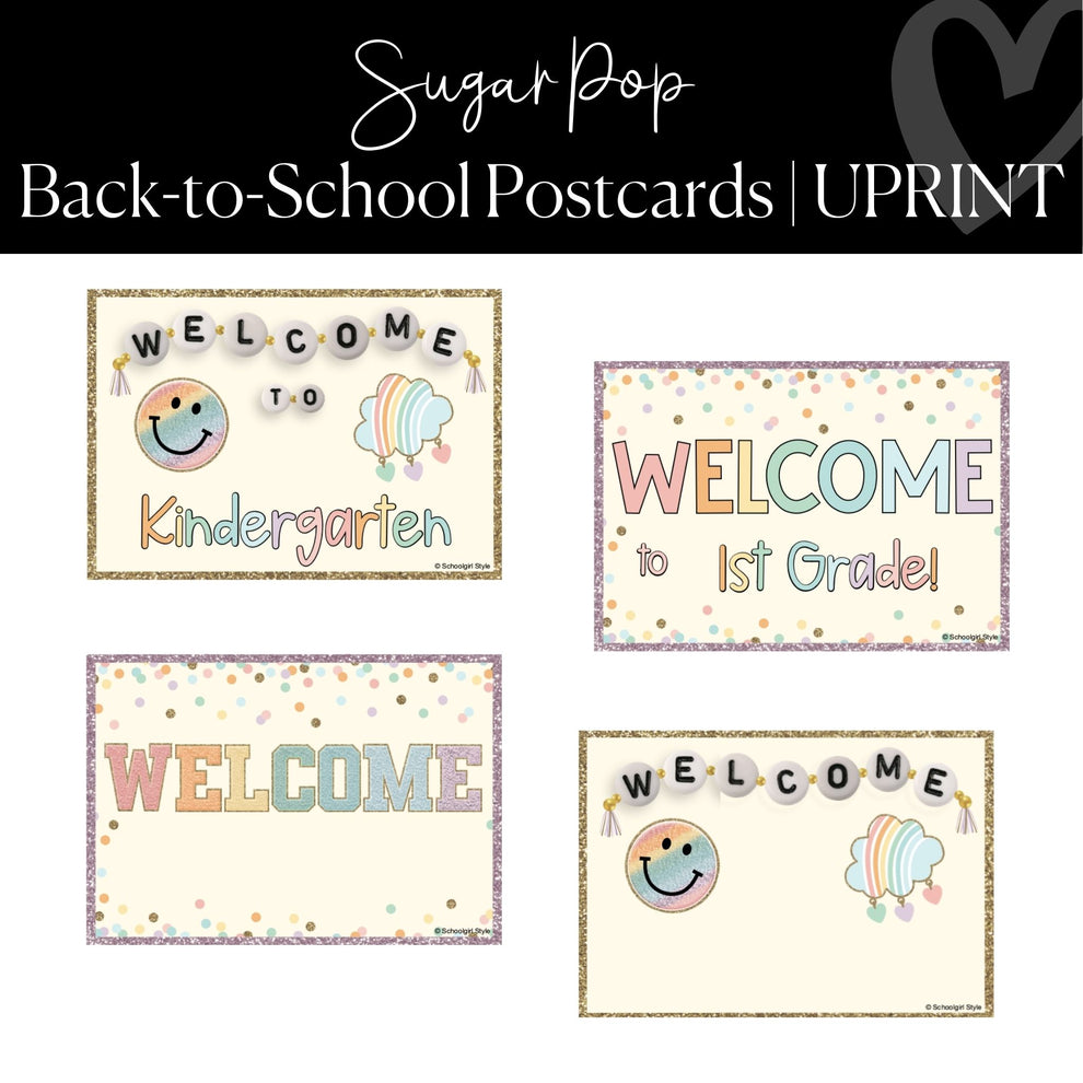 Sugar Pop | Full Printable Classroom Decor Bundle – Schoolgirl Style