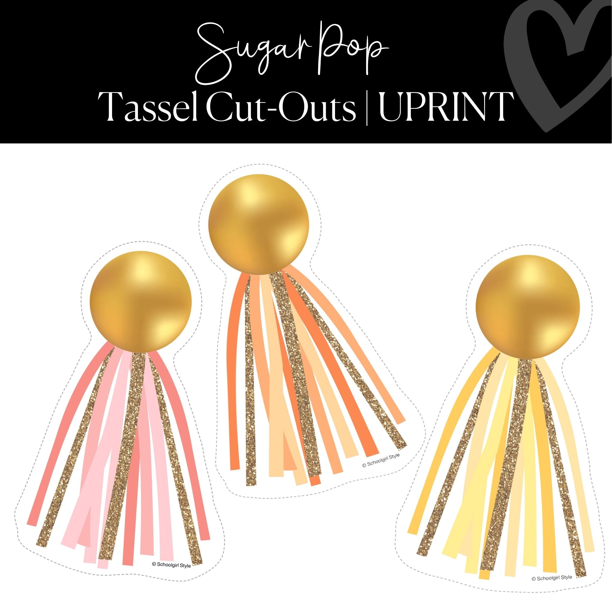 Pastel Tassel Cut-Outs | Schoolgirl Style