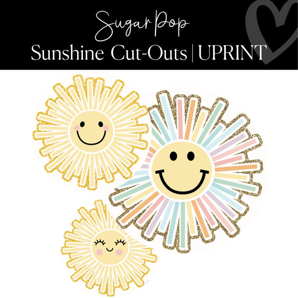 Printable Sunshine XLCut-Out | Schoolgirl Style