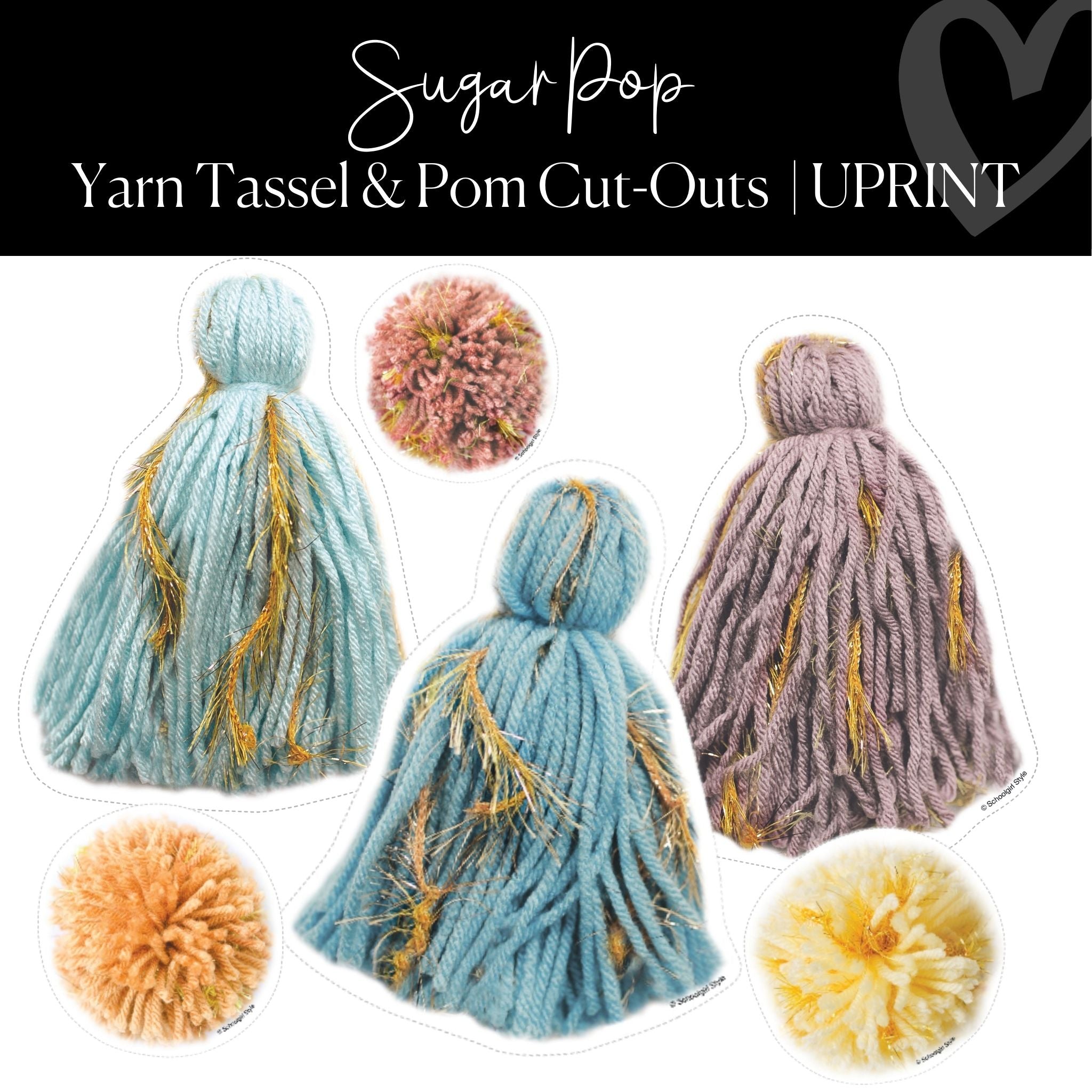 Pom and Tassel Cut-Outs | Schoolgirl Style