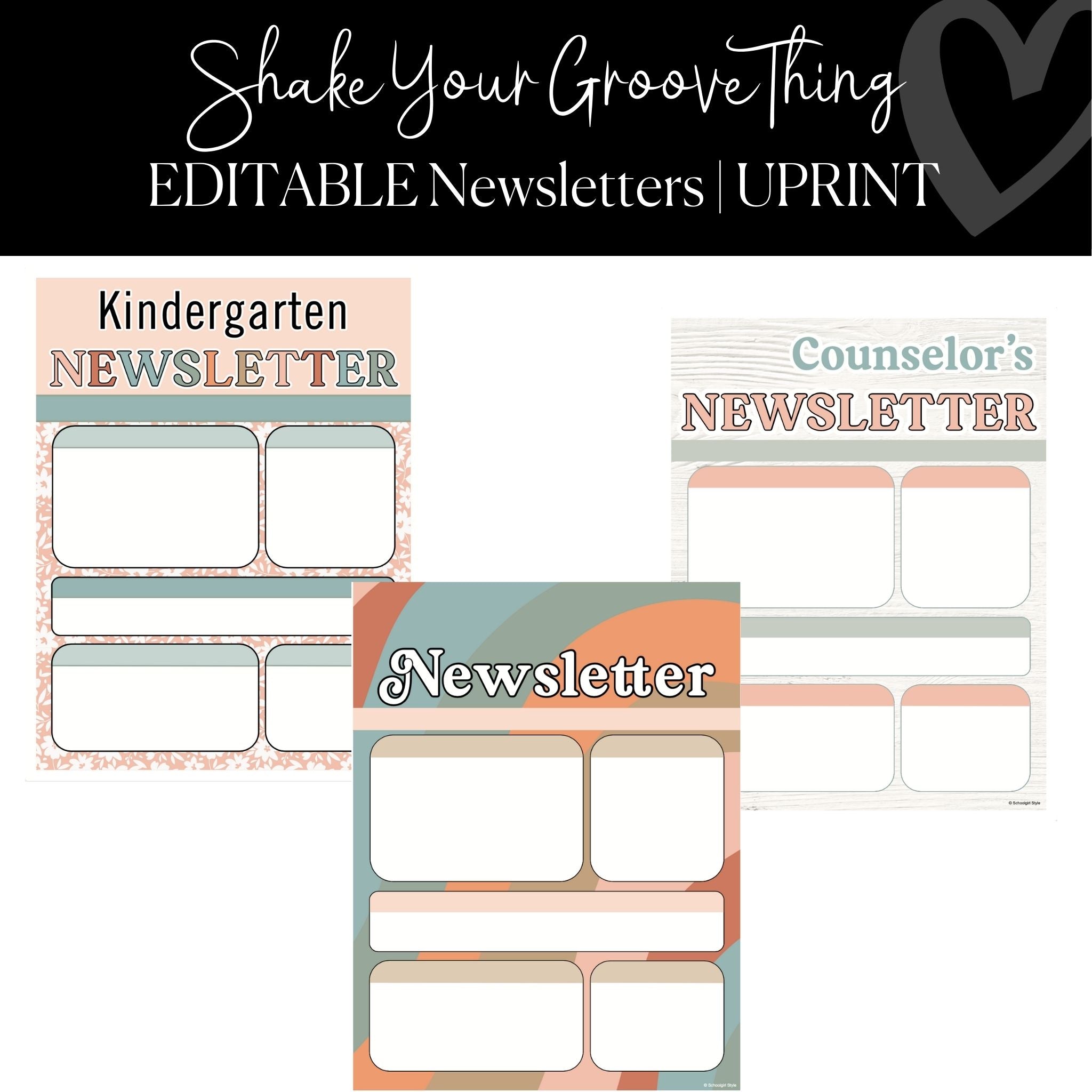 Printable and Editable Classroom Newsletters | Classroom Organization ...