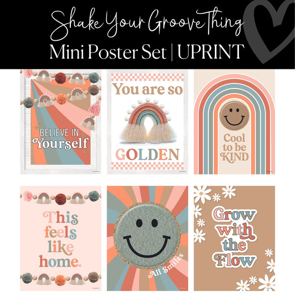 Classroom Posters | Groovy Classroom Decor| Schoolgirl Style