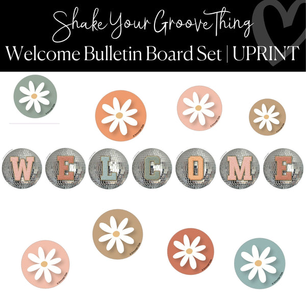 Disco "Welcome" Bulletin Board Set | Schoolgirl Style